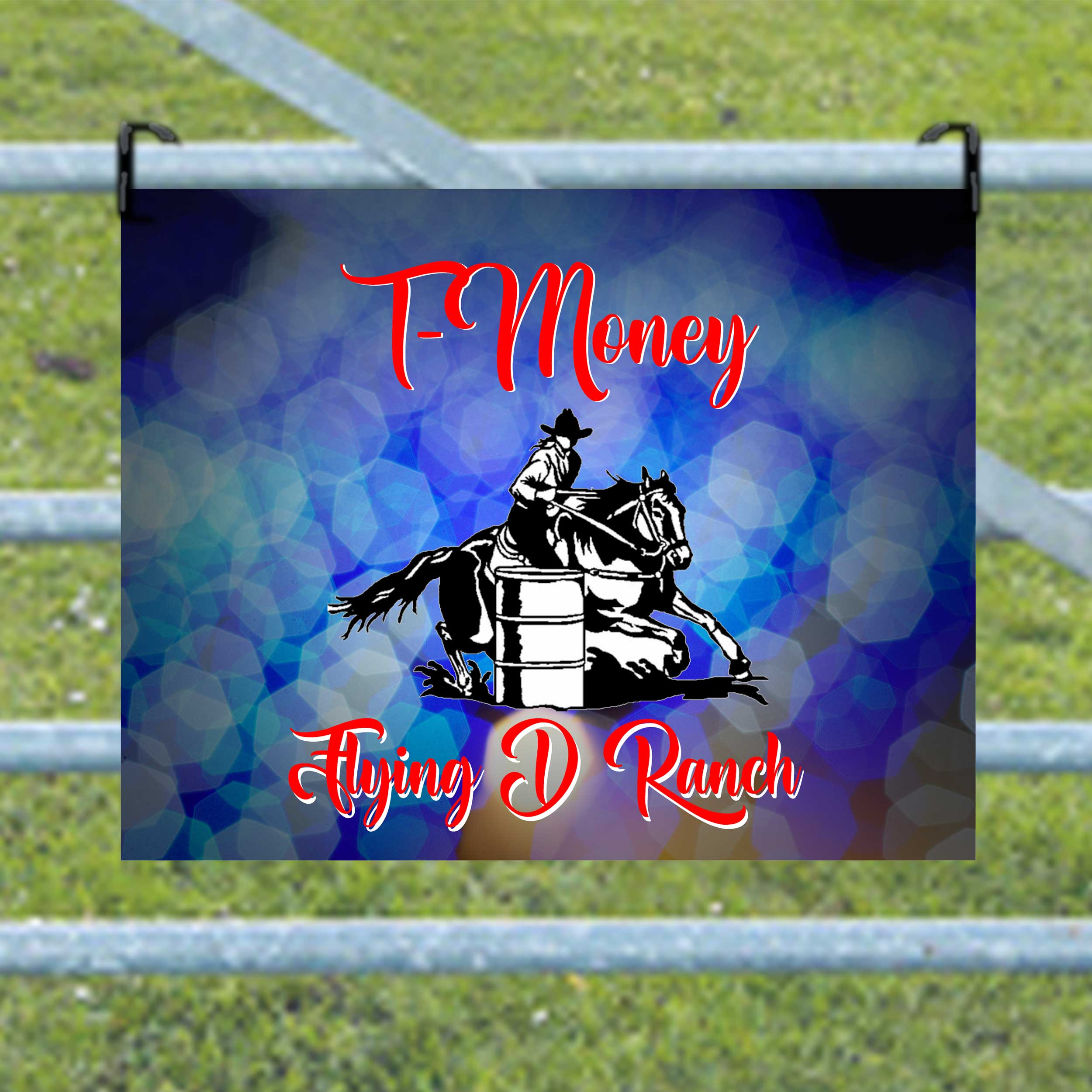Custom Barrel Racing Ranch Sign, Personalized Rodeo Sign – www ...